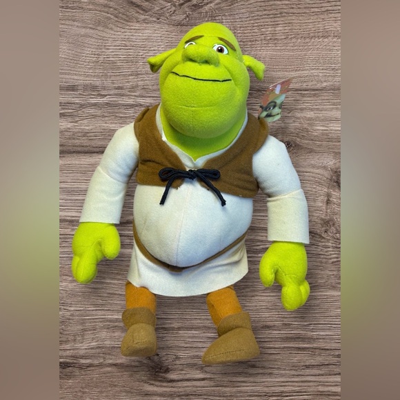 Dreamworks | Toys | Nwt Vintage 204 Shrek 2 Plush Doll Dreamworks Nanco ...